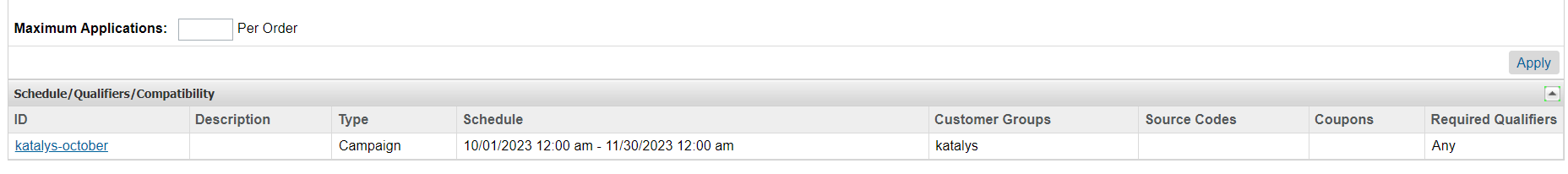 Salesforce: Shipping Promotions